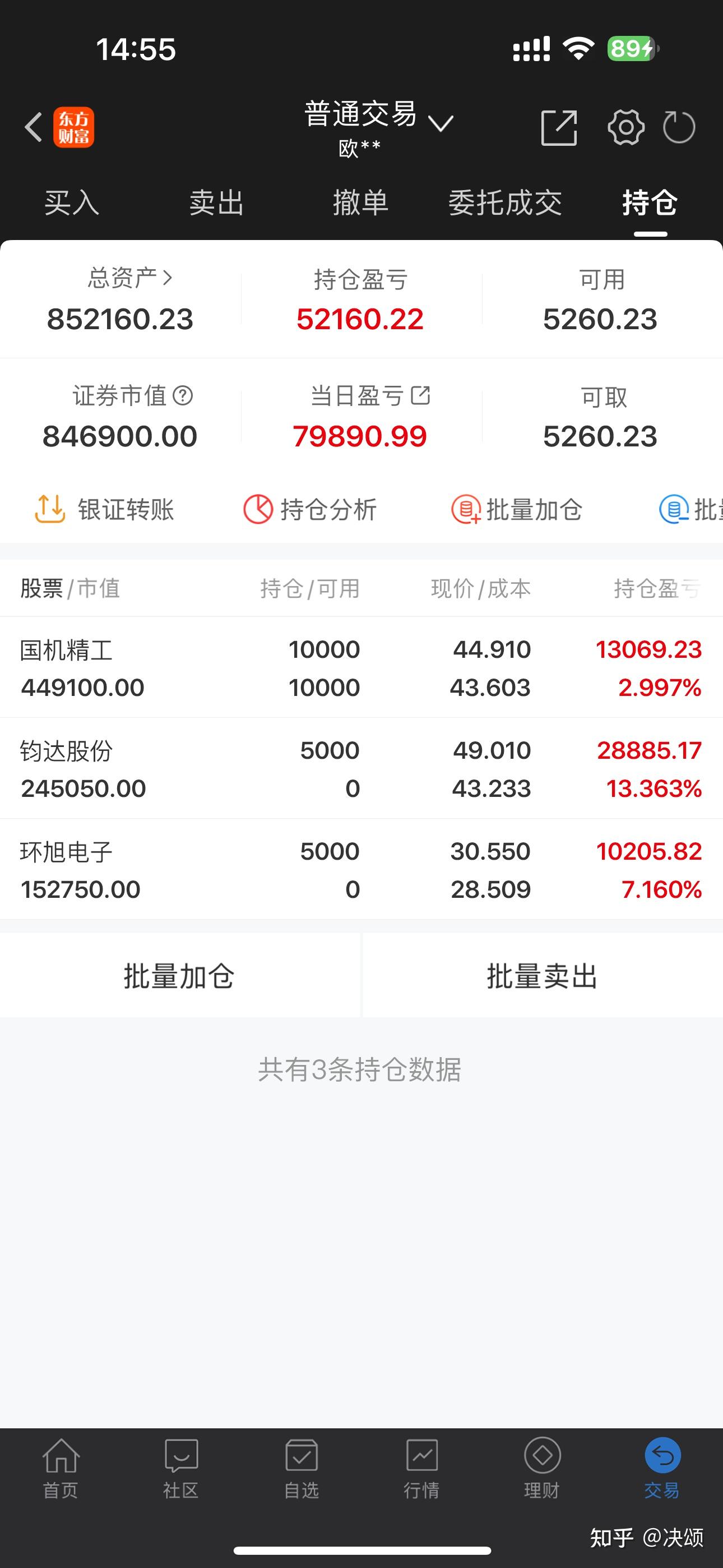 80w冲500w，记录第2天，目前85.2w，爽吃三板，明天继续新进！ - 知乎