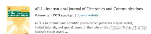 雷达、通信、信号处理类SCI期刊合集 - 知乎