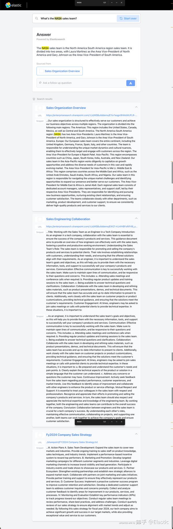 Elasticsearch:使用 Elasticsearch 向量搜索及 Rag 来实现 Chatbot 知乎 3887