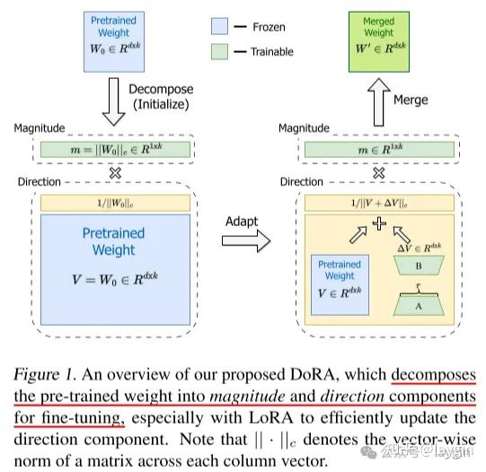 大模型微调：LoRA和DoRA的原理及pytorch实现 - 知乎