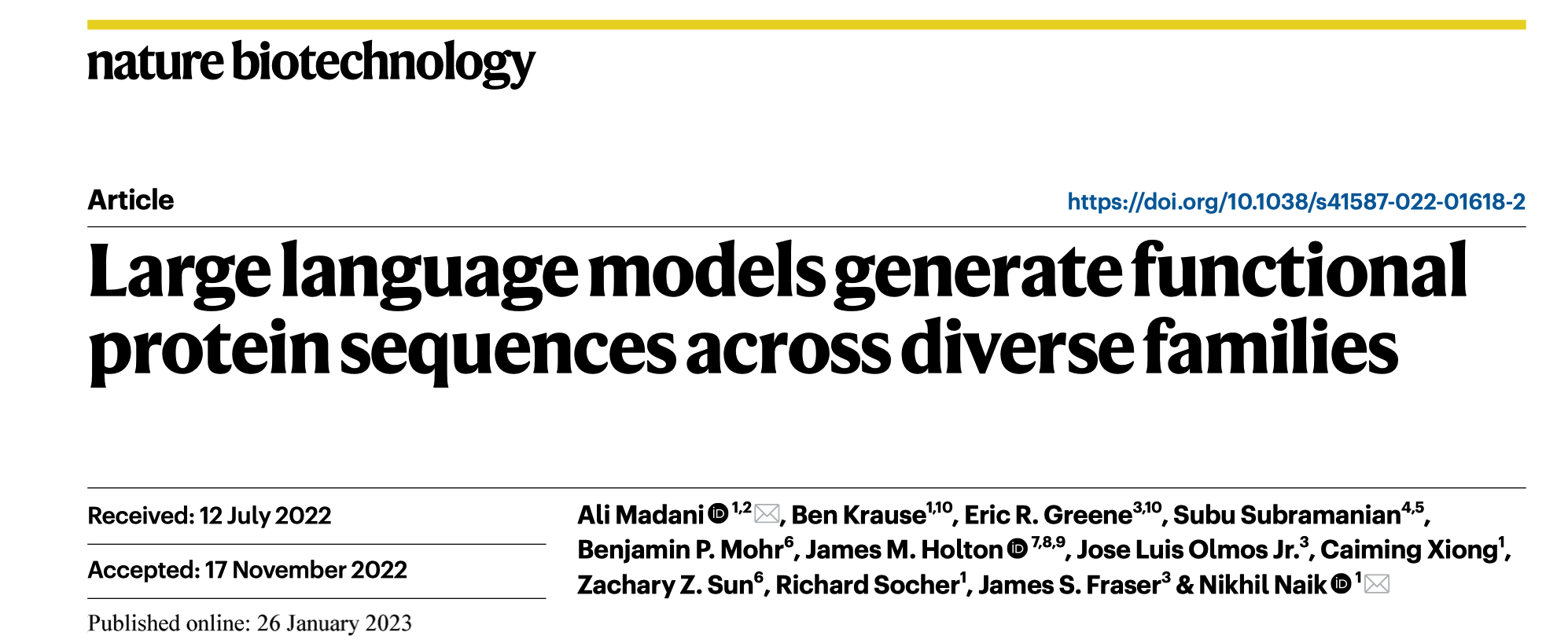 生物界ChatGPT？ProGen，超越自然的存在？ - 知乎