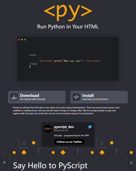 Py-script 横空出世，Python 也能写前端了？ - 知乎