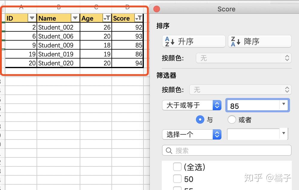 Python处理excel（04）数据筛选和过滤 知乎 