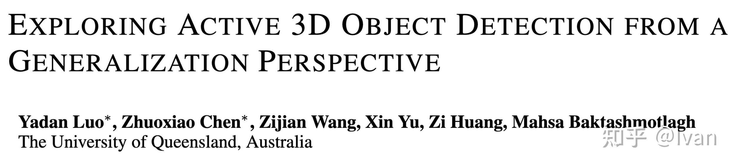 ICLR 2023 (Spotlight) | 利用主动学习(AL)降低3D目标检测中的高标注成本 - 知乎