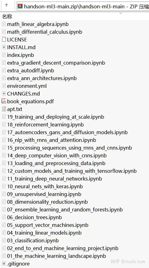 机器学习实战基于scikit Learn、keras和tensorflow第3版中文pdf代码训练 知乎