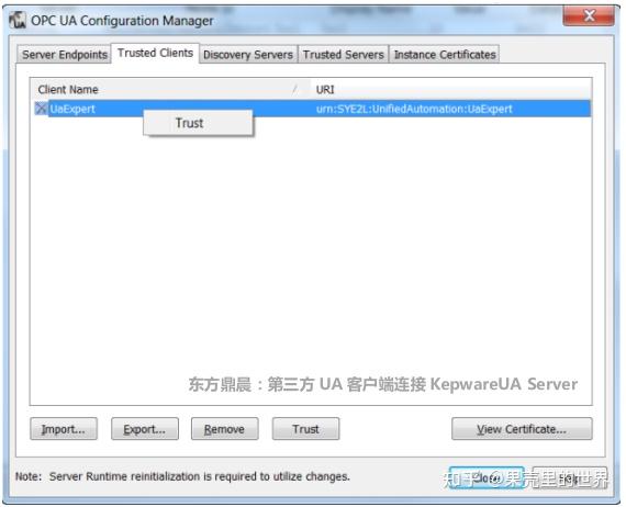 第三方OPC UA客户端如何连接Kepware UA Server？ - 知乎