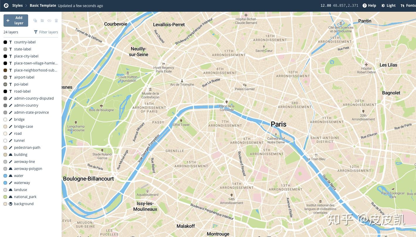 地图界的 PS — Mapbox Studio使用小结 - 知乎