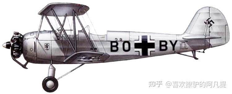 编号45：纳粹德国空军（Luftwaffe, 1935–1945）：战斗力量篇13-教练机、联络机、多用途飞机 - 知乎