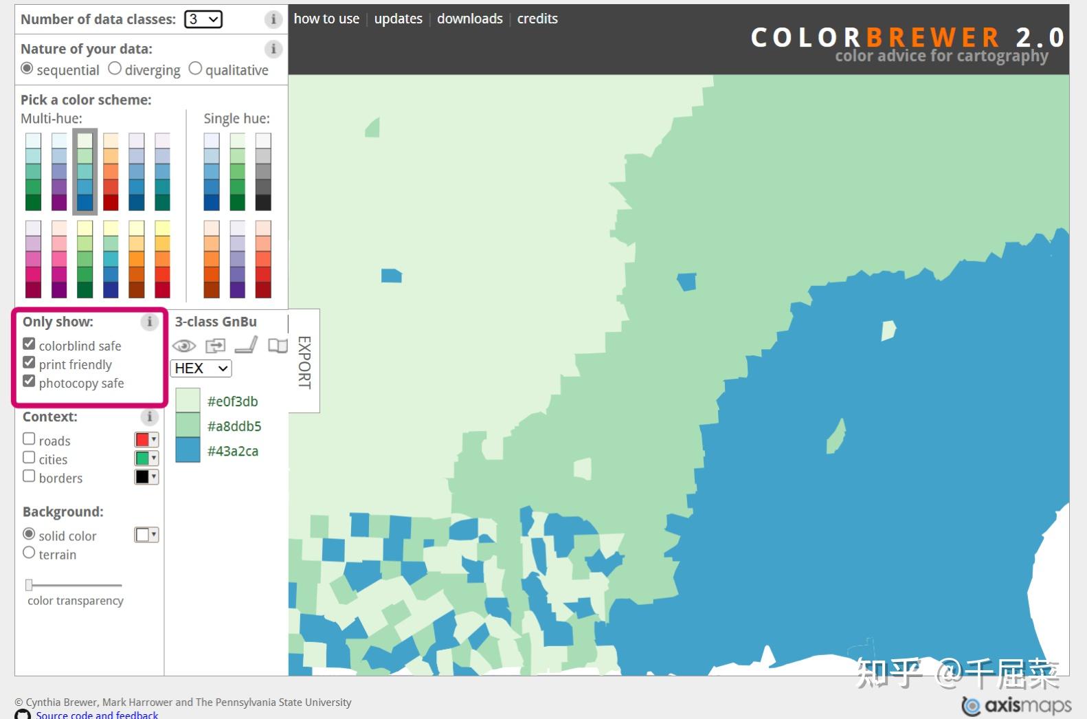 干货分享：配色秘籍之ColorBrewe - 知乎