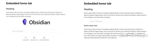 Obsidian 插件：Home Tab 多功能新标签页 - 知乎