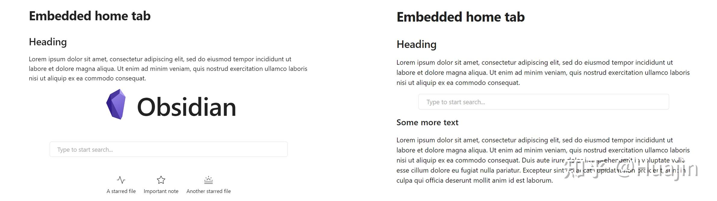 Obsidian 插件：Home Tab 多功能新标签页 - 知乎