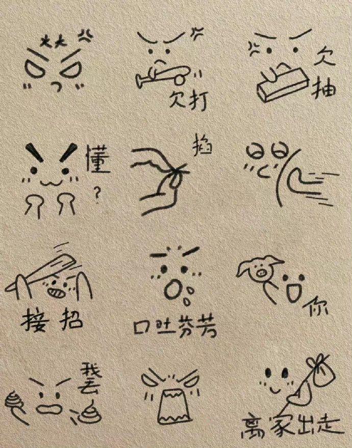 一些可以画在笔记上的可爱简笔画! 知乎
