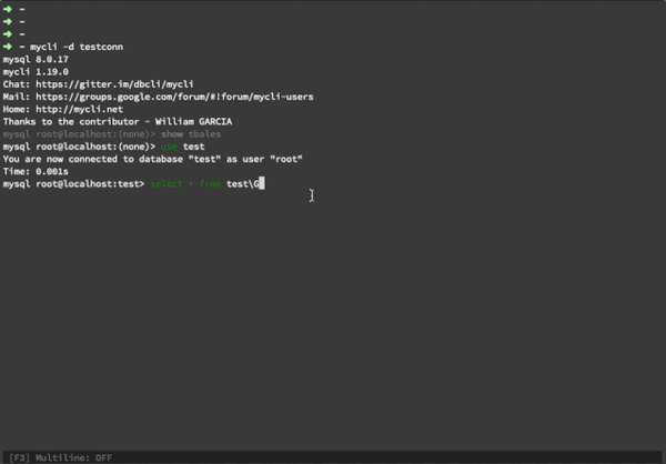 mycli，一款让你忘记mysql-client的命令行客户端神器 - 知乎