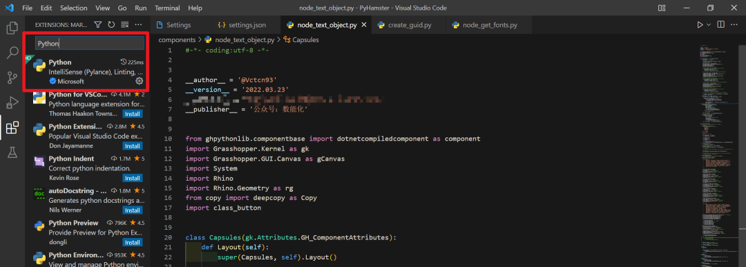 「BBT」GHPython 的新型 VSCode 开发方式 — Rhino-stubs - 知乎