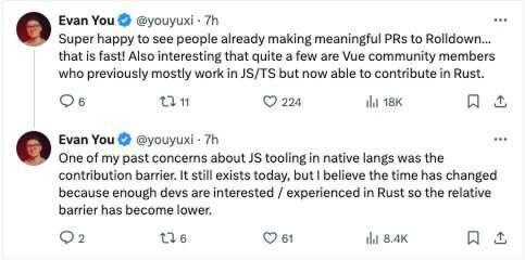 特立独行？尤雨溪领衔，Vue 团队开源 Rust 打包工具 - 知乎