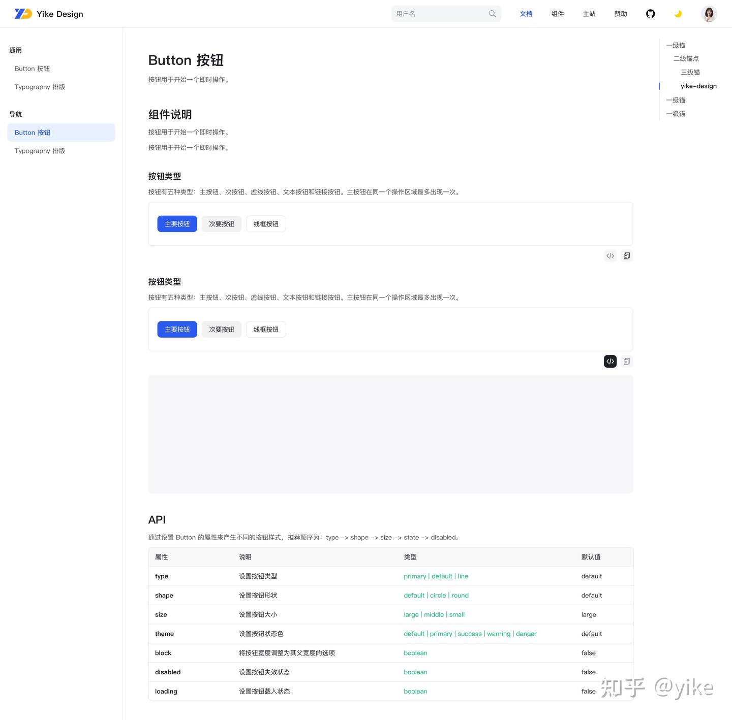 作为一名设计师我拥有了一套属于自己的UI组件库 — Yike Design - 知乎