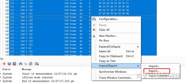 CANoe操作指导——怎么回放can log?怎么把blf格式转为asc？ - 知乎