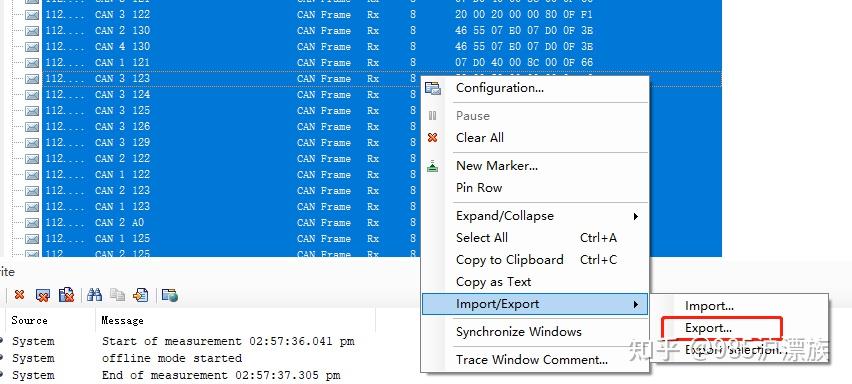 CANoe操作指导——怎么回放can log?怎么把blf格式转为asc？ - 知乎