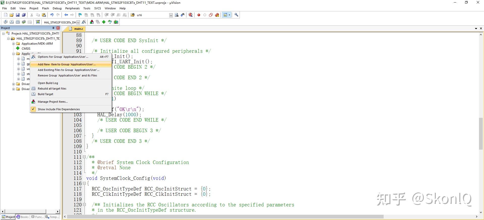 基于STM32CubeMX搭建的DHT11温湿度传感器 - 知乎