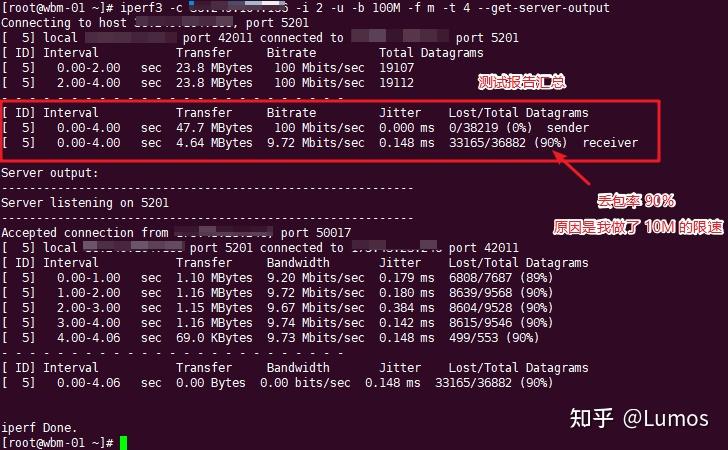 网络性能测试工具 iperf 的使用 - 知乎