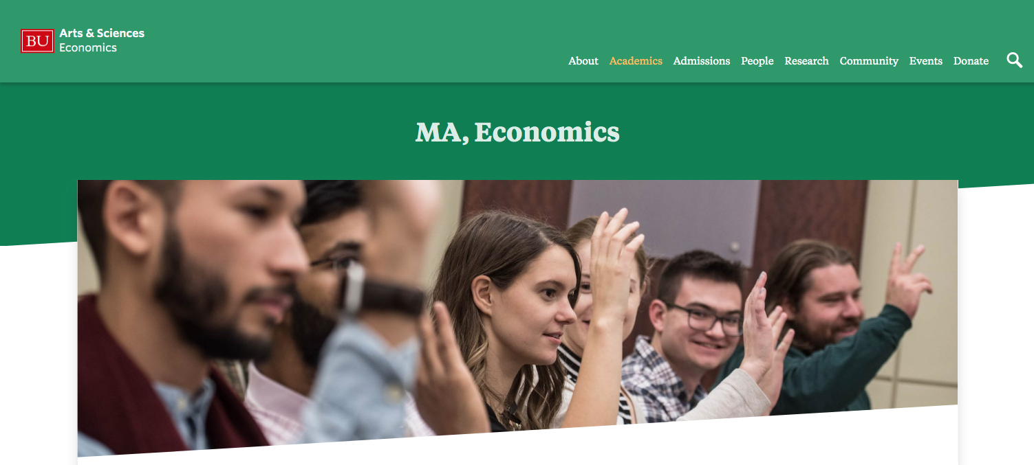 美国研究生项目｜波士顿大学 - 经济学硕士 - Boston University - MA Economics - 知乎