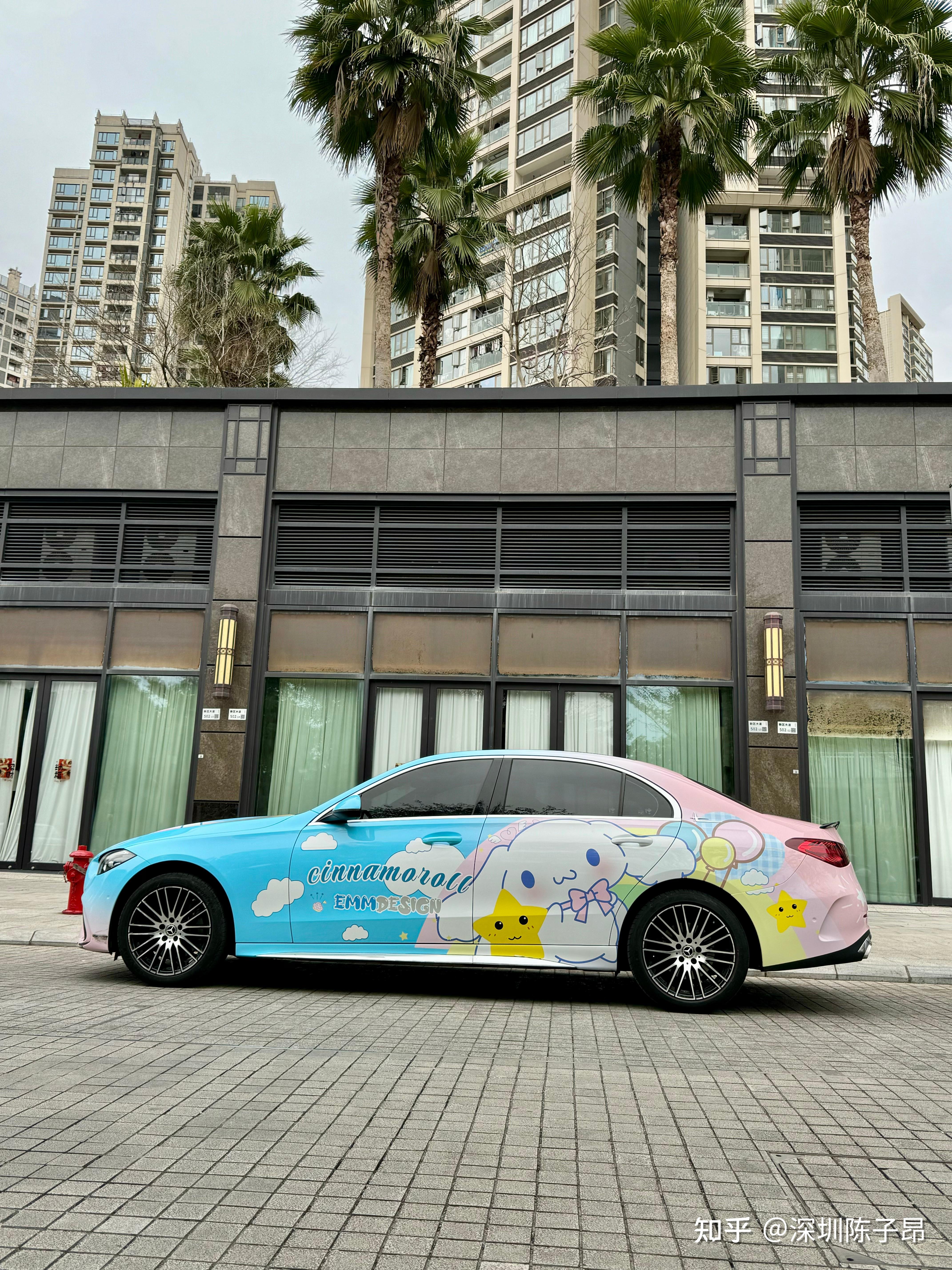 奔驰C260L改色膜备案攻略！3种颜色内竟然合法？ - 知乎