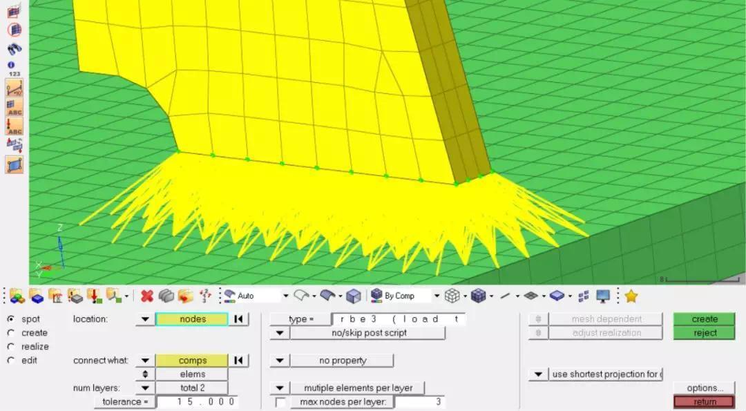 HyperMesh 在缝焊和粘胶上的应用 - 知乎