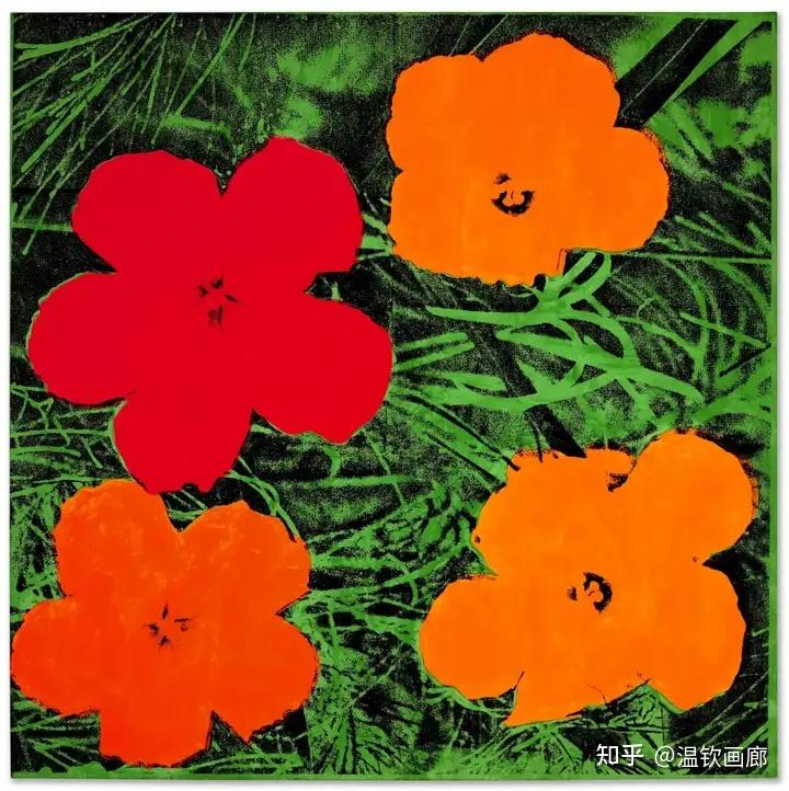解读24年第七贵艺术品安迪·沃霍尔《花》，温钦画廊有其版画 - 知乎