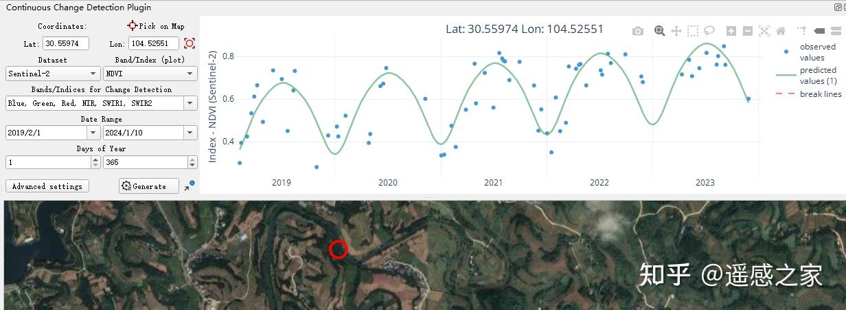 CCDC连续遥感变化监测的qgis插件 - 知乎
