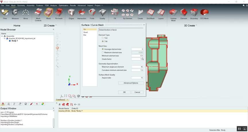 【HyperMesh宝典】之SimLab极简四面体 - 知乎