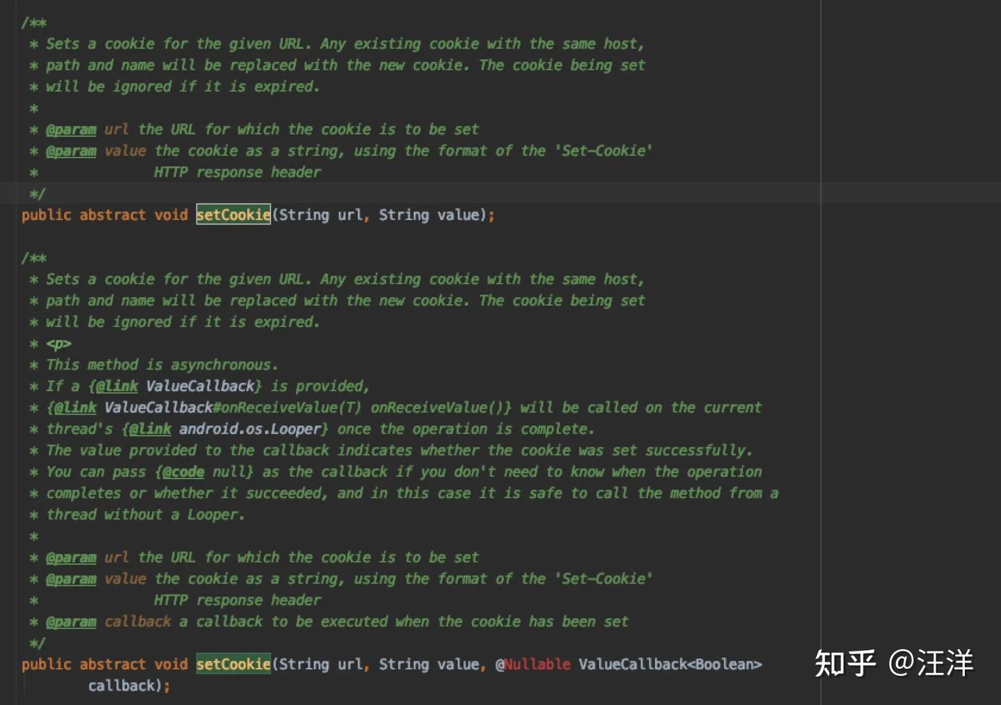 安卓WebView通过CookieManager进行SetCookie时，Cookie写入时不生效 - 知乎