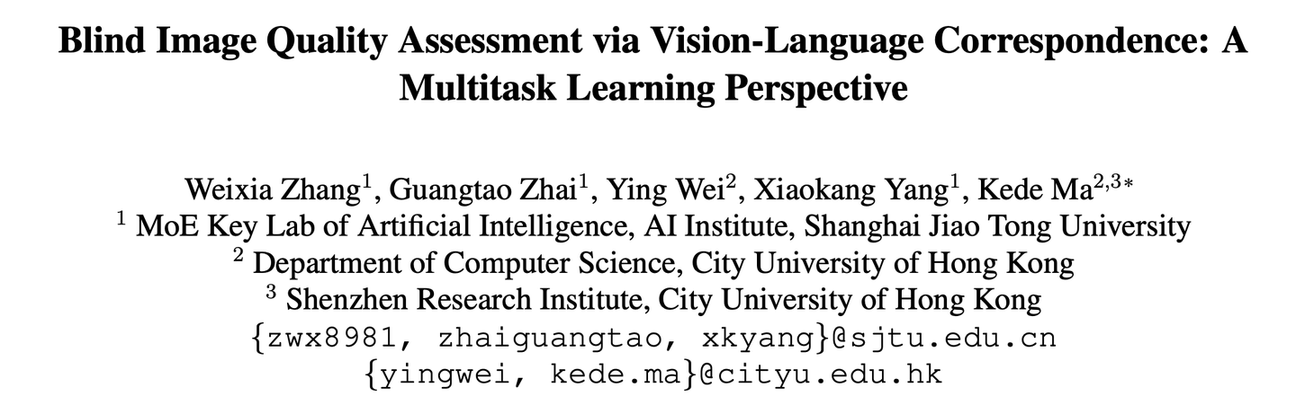 介绍几篇多模态图像评价 | from CVPR AAAI - 知乎