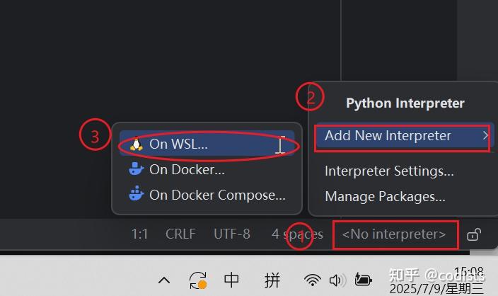 20250709: WSL+Pycharm 搭建 Python 开发环境 - 知乎