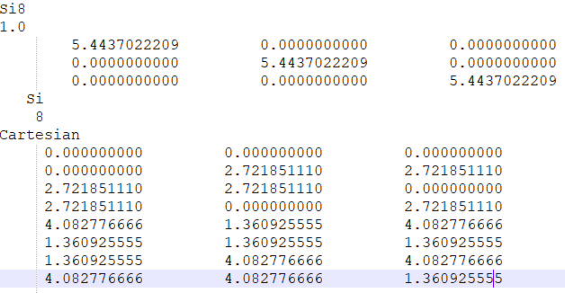VASP计算系列_入门Si算例_结构弛豫 - 知乎