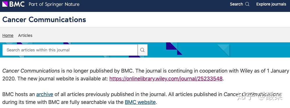 解刊 | 《Cancer Communications 》 - 知乎