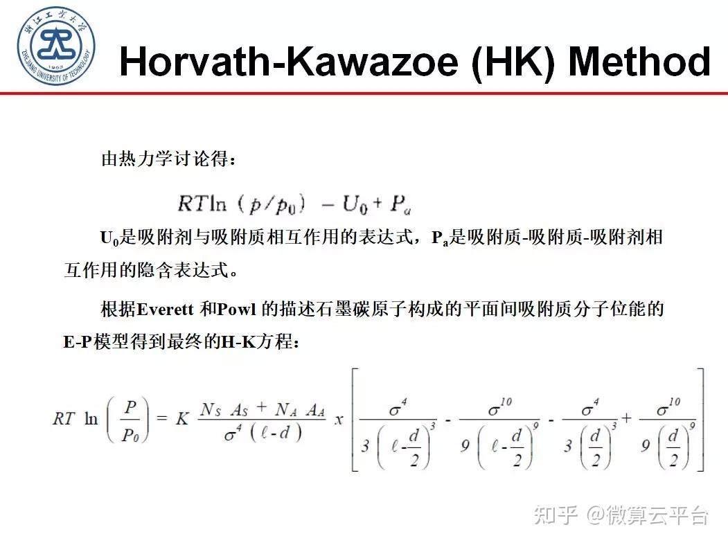 物理吸附孔径分布计算公式原理及应用：HK、t-plot、α-plot以及DFT - 知乎