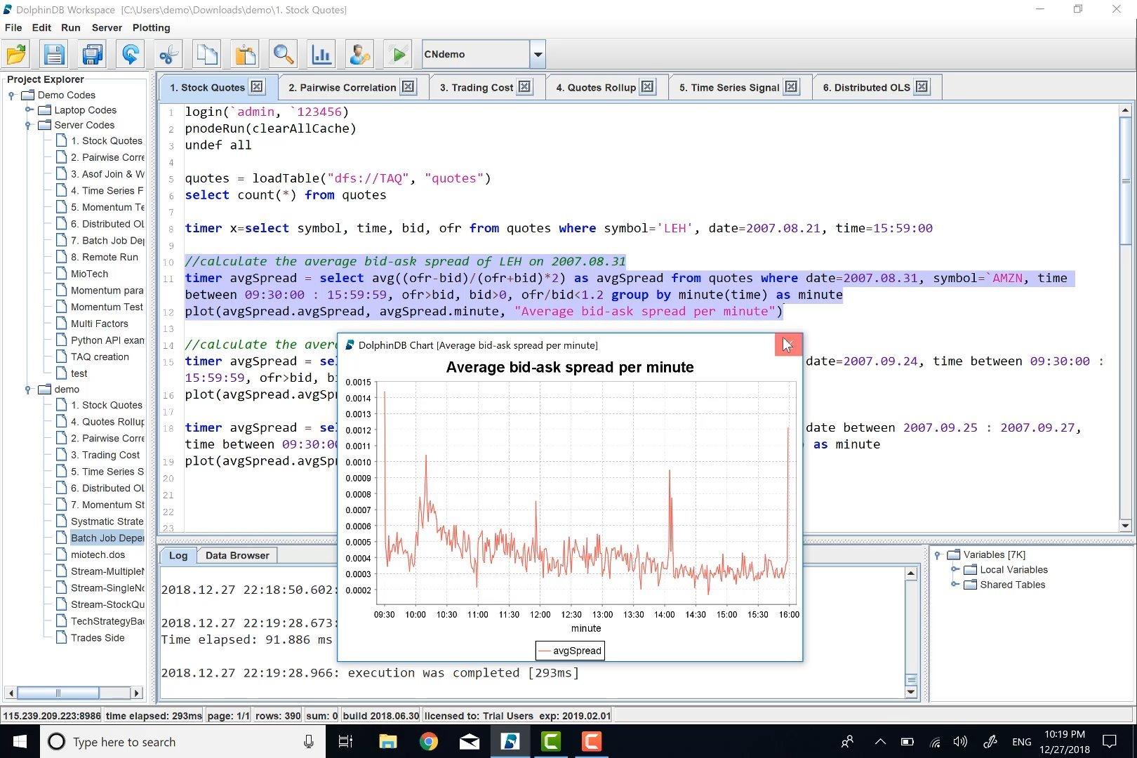 DolphinDB在量化金融中的应用实例展示 - 知乎