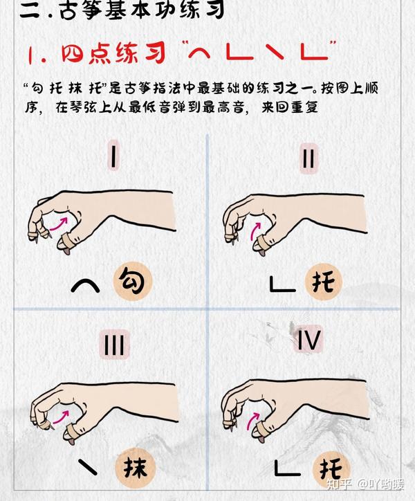 古筝指法 知乎