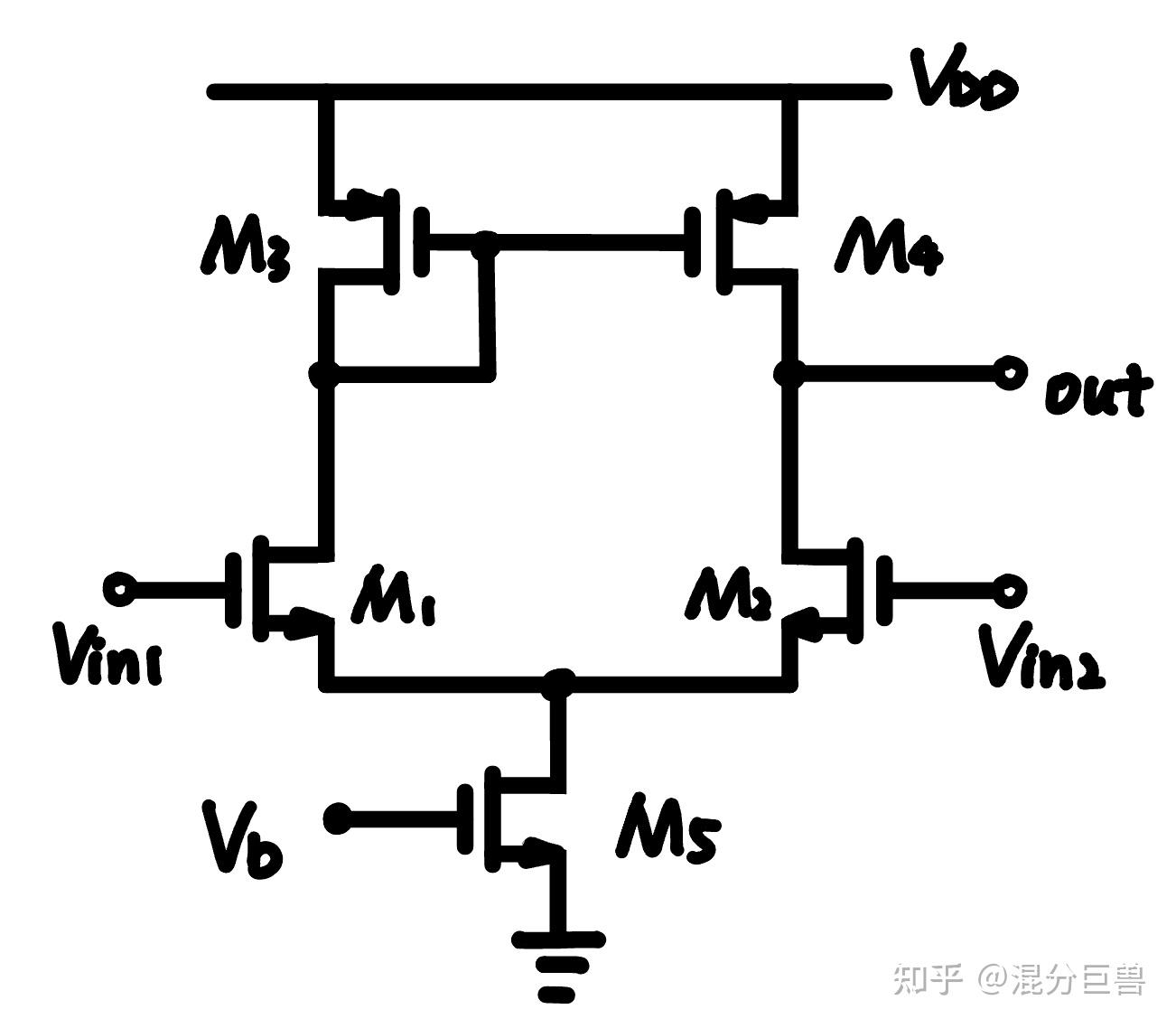 5T-OTA（有源负载差动对） - 知乎