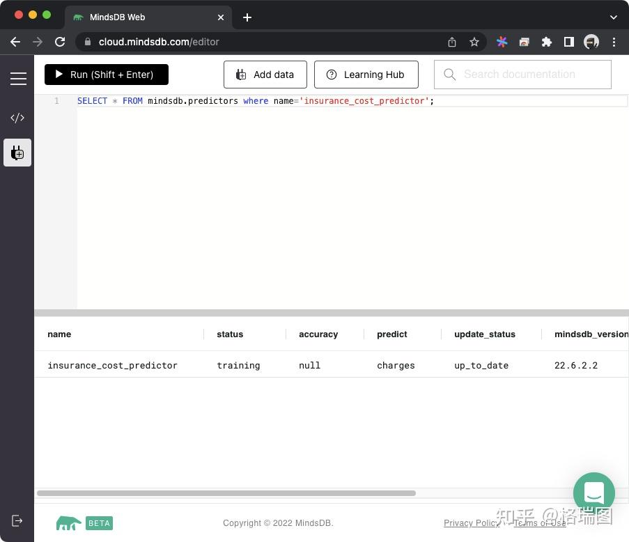 MindsDB-0011-社区教程-回归-预测保险成本 - 知乎