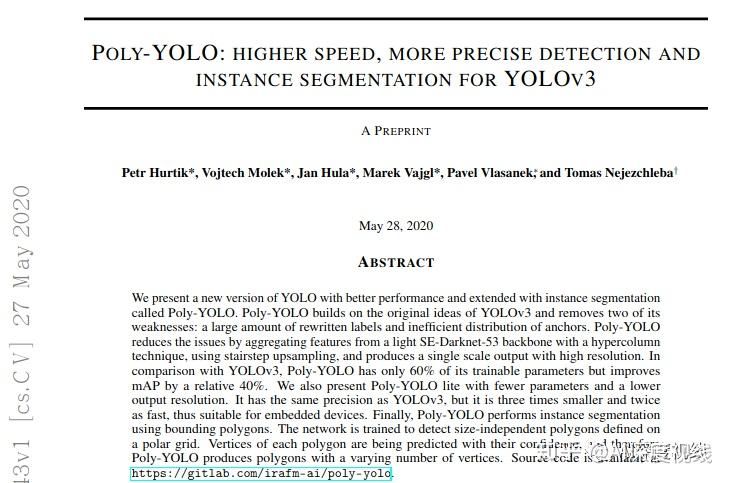 mAP提升40%！YOLO3改进版—— Poly-YOLO：更快，更精确的检测和实例分割 - 知乎