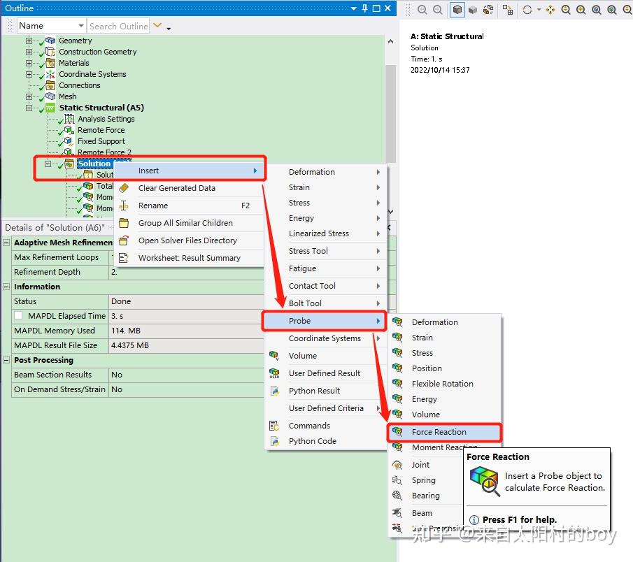 ANSYS WorkBench输出任意截面上内力的方法 - 知乎