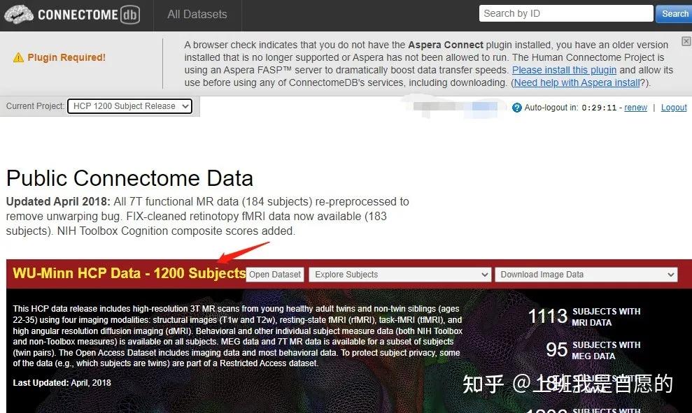 Human Connectome Project (HCP)数据集下载 - 知乎