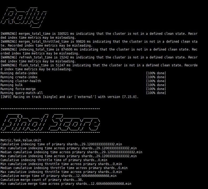ESRally离线安装与测试 - 知乎