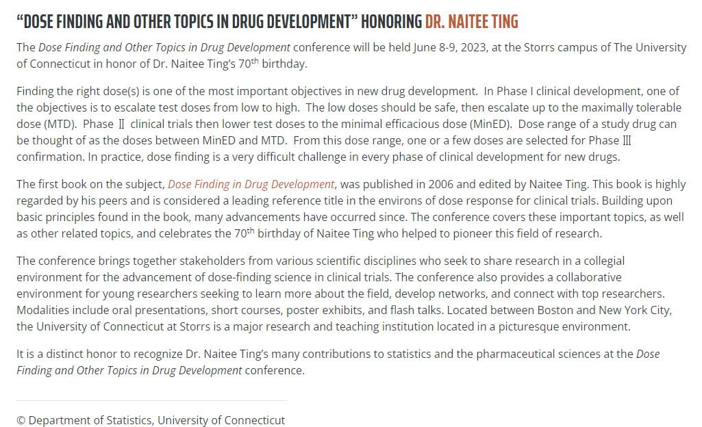 值得药物研发统计师关注和参加的会议 - 知乎