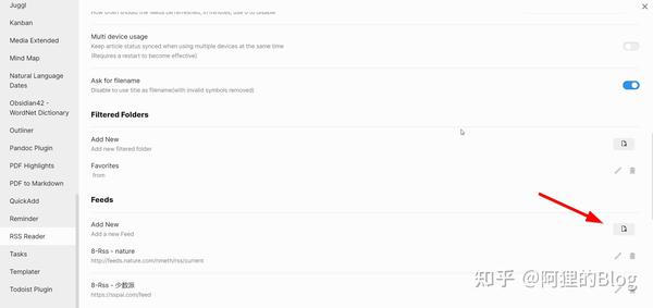 如何在obsidian中订阅Rss？ - 知乎