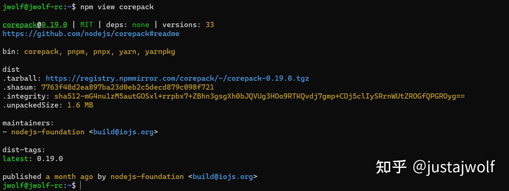 corepack - nodejs包管理器的管理器🤣 - 知乎