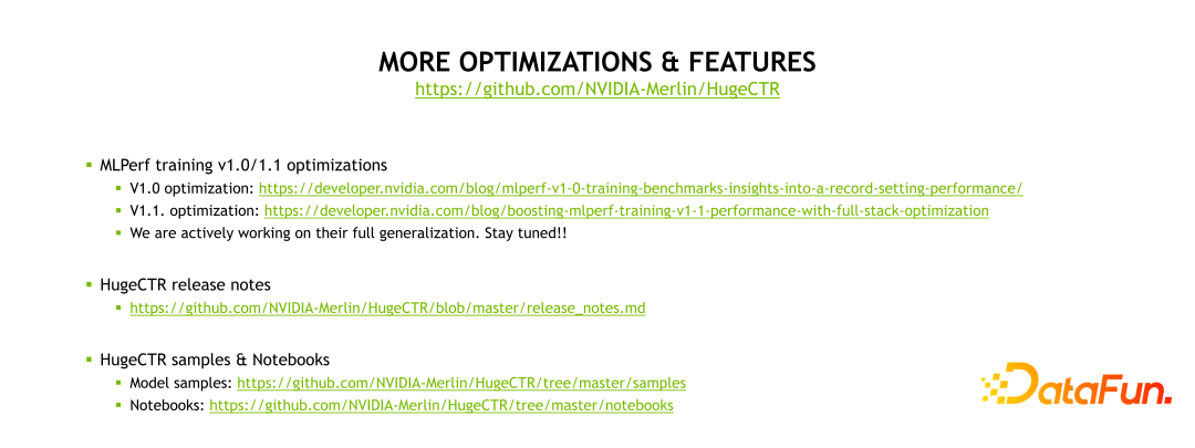NVIDIA Merlin HugeCTR 推荐系统框架介绍 - 知乎
