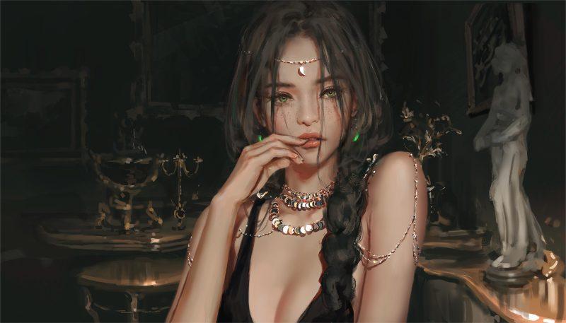 【860G】wlop大神原画插画漫画4k8K高清壁纸合集手机电脑动态素材图片PSD笔刷 更新至2023.8月31日 - 知乎