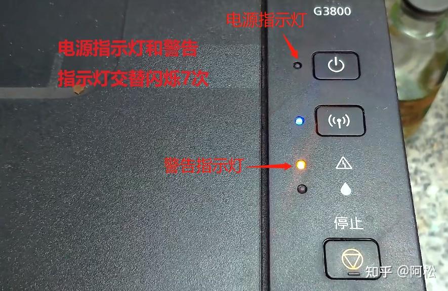 佳能g1800/g1810/g2800/g2810/g3800/g3820错误代码5B00 - 知乎